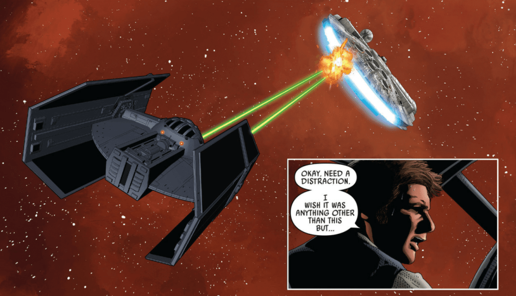 Han Solo once got in a dogfight with Darth Vader and then flew an X ...
