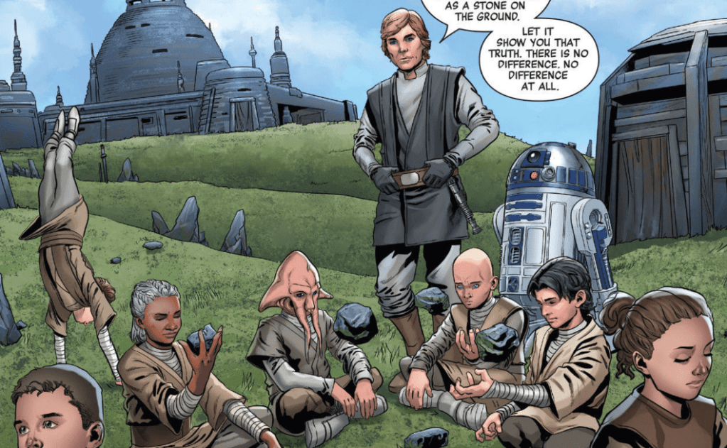 Jedi Master Luke Skywalker’s explanation of the Force to one of his ...